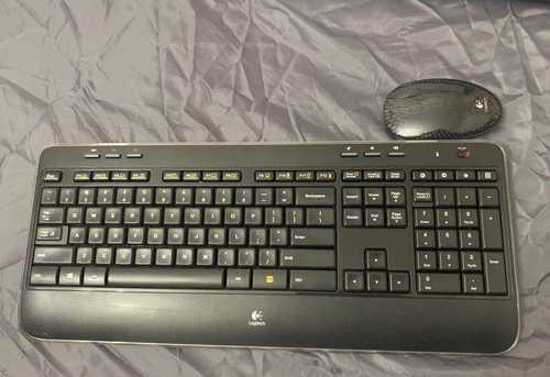 Клавиатура и мышь Logitech (K520+M600)