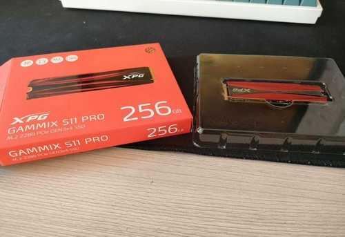 256 гб SSD M.2 накопитель adata XPG gammix S11 Pro