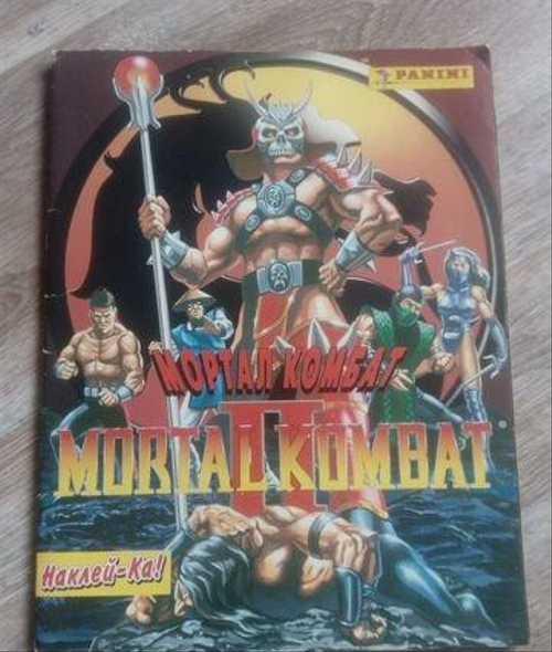 Журнал c наклейками Мортал Комбат 2 Mortal Kombat