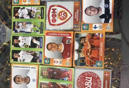 Наклейки panini euro 2020 новые