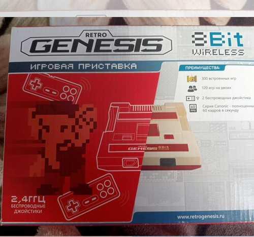 Игровая приставка Retro Genesis 8bit wireless