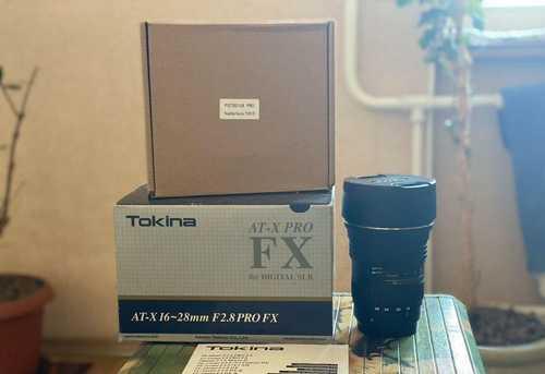 Tokina AT-X 16-28mm f2.8 Pro FX Canon EF (+дерджа)