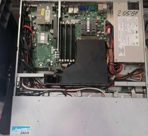 Сервер Supermicro 813m-2 в комплекте