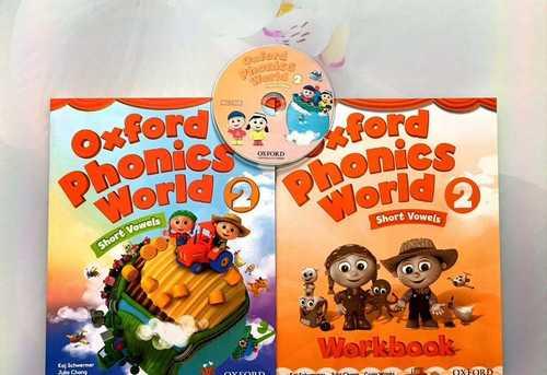 Oxford Phonics World 2 + CD Новый