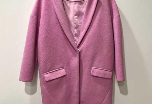 Пальто женское розовое 42 44