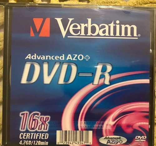 Болванки Verbatim DVD-R 4.7 GB