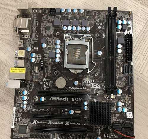 Материнская плата Asrock b75m