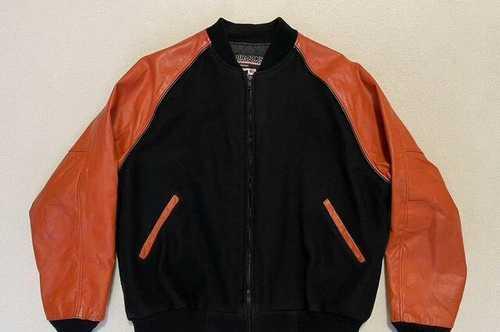 Brooks Harley Davidson Wool/Leather Varsity Jacket
