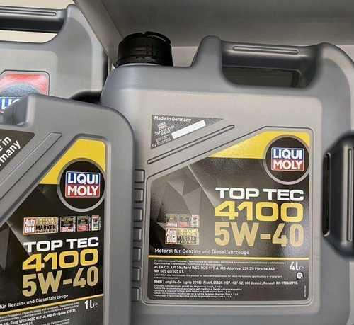 Масло Liqui moly Top Tec 4100 5W40 4л