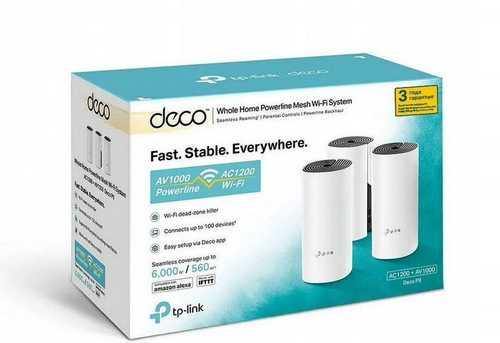 Wi-Fi Mesh Powerline TP-Link Deco P9(3 устройства)