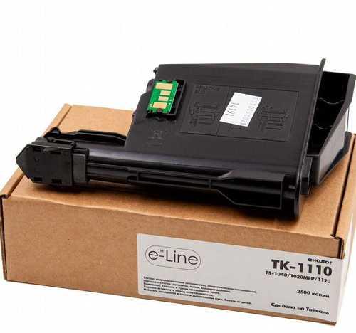 Тонер-картридж Kyocera FS-1040 TK-1110 (2.5k) ( чип) e-Line