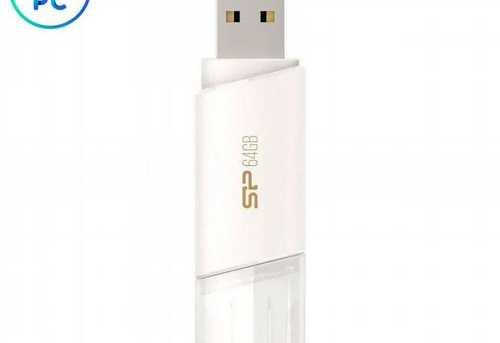 Флеш диск 64GB Silicon Power Blaze B06 White USB 3