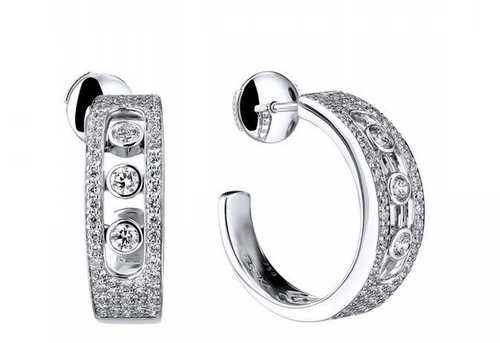 Серьги Messika Move Joaillerie White Gold Diamonds