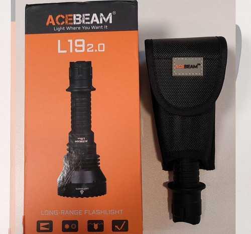 Acebeam l19 2.0 тактический охотничий фонарь