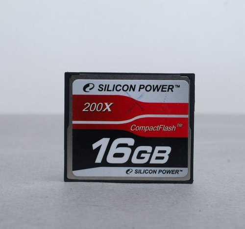 Карта памяти compact flash Silicon Power 16 GB