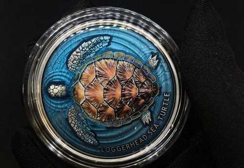 Монета Логгерхедская морская черепаха