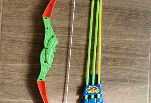 Игрушка лук и стрелы, новые, 15 шт