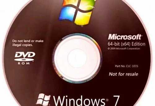 Загрузочный диск Windows 7 *64