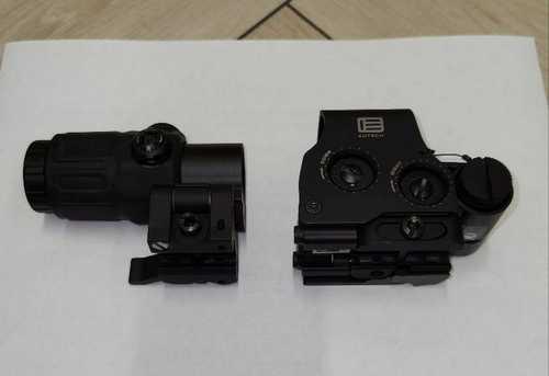 Прицел EOtech exps2-2 и магнифер EOtech G33.sts