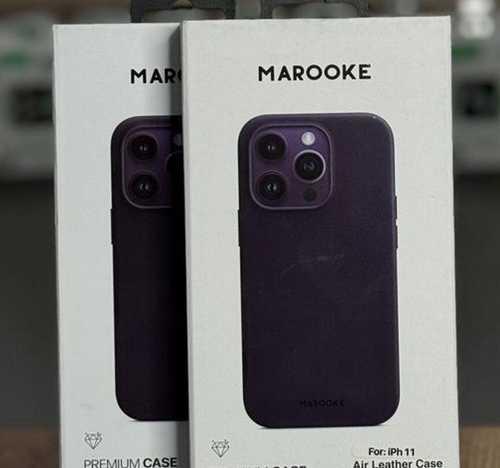 Чехол Marooke iPhone 11 Purple из Эко кожи