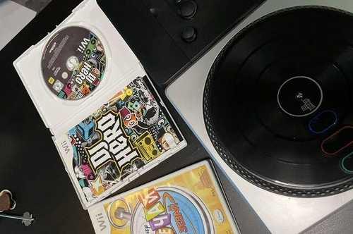 Wireless Turntable + игра Dj Hero для Nintendo Wii