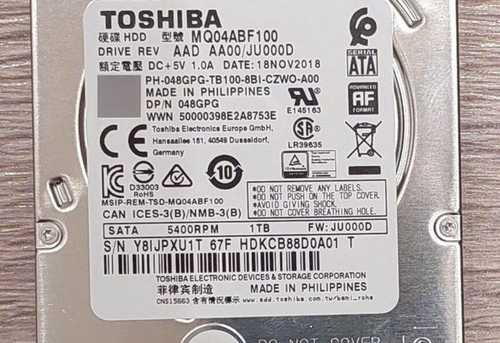 Жесткий диск 2.5 Toshiba MQ04ABF100 1 Тб