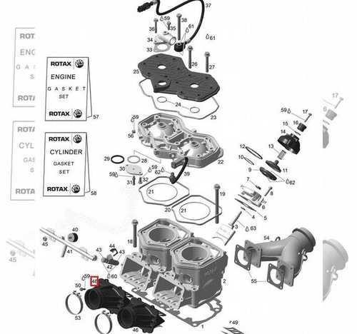 Впускной адаптер BRP 420667530 420667533