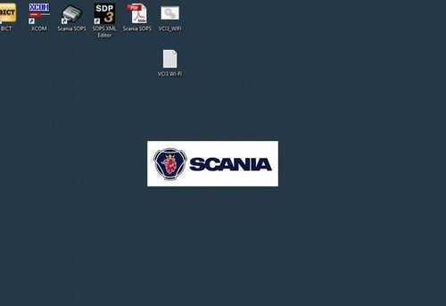 Ноутбук с ssd для диагностики Scania sdp3