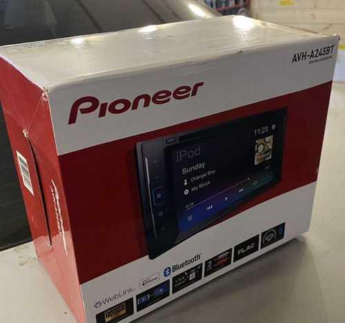 Магнитола 2din Pioneer AVH-A245BT