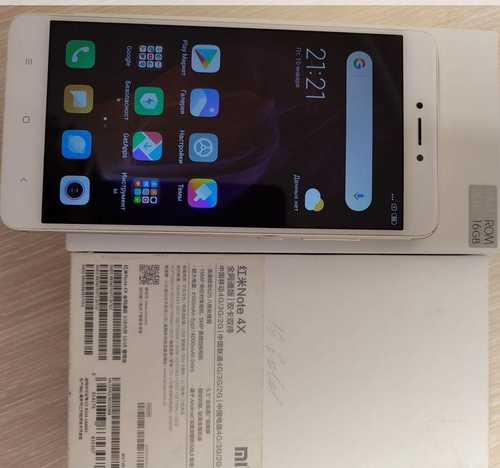 Xiaomi Redmi Note 4X, 3/16 ГБ