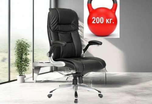 Компьютерное кресло Орландо до 200 кг экокожа черн