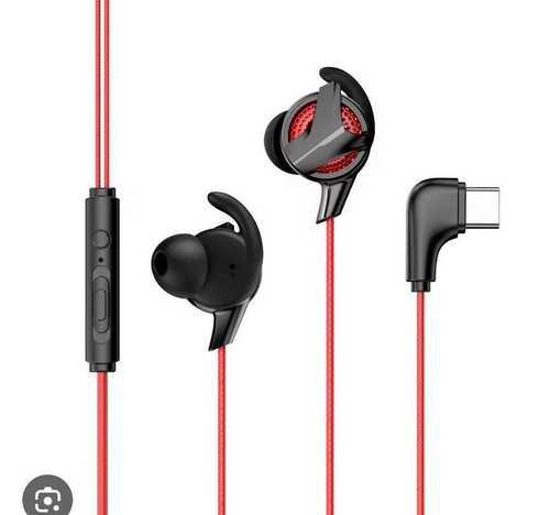 Наушники Baseus gamo Type-c Wired Earphone C15