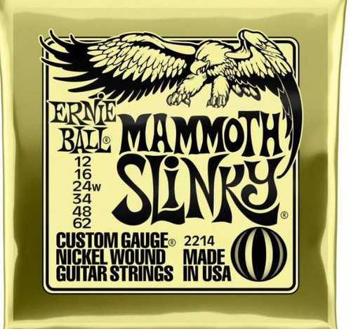 Ernie Ball 12-62 2214 Mammoth Slinky струны (new)