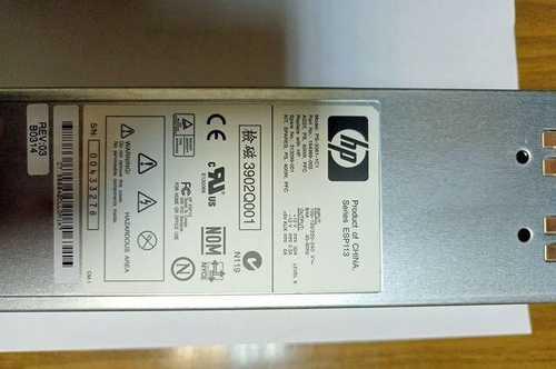 HP Блок питания PS-3381-1C Hot plug RPS 400W
