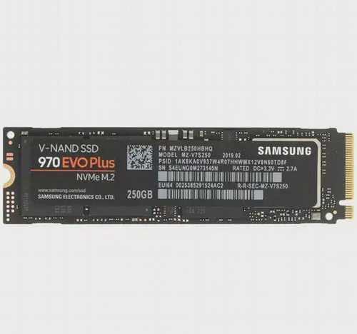 Твердотельный накопитель Samsung 250 Gb 970 EVO PL