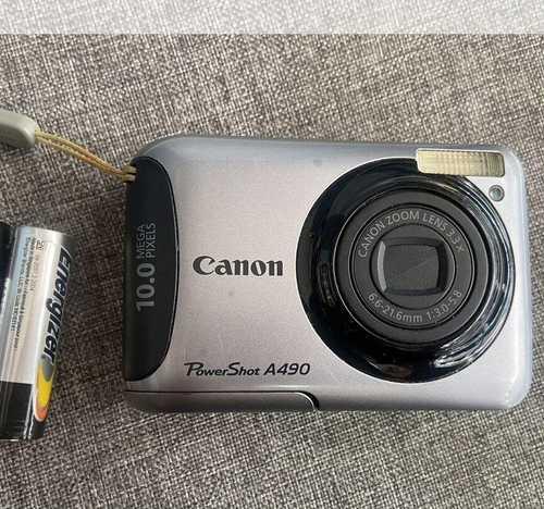 Canon PowerShot A490 на батарейках