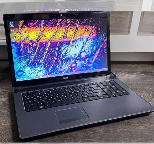 Большой Ноутбук Acer 7250G 17,3" 500Gb/4Gb