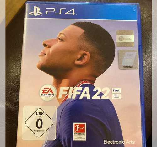 Fifa 22 ps4 диск