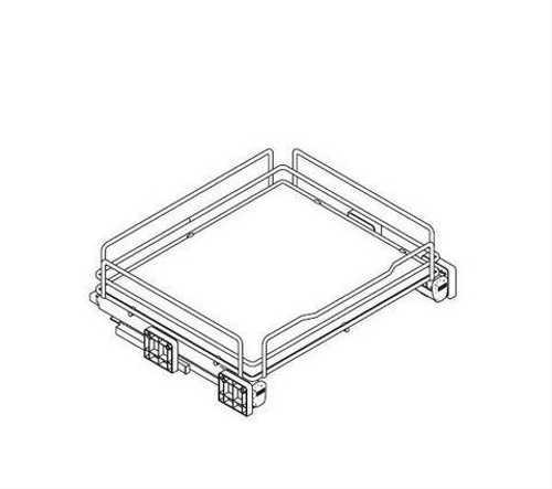 Inoxa ellite 5202EDY/60-50pcch Выдвижная корзина з