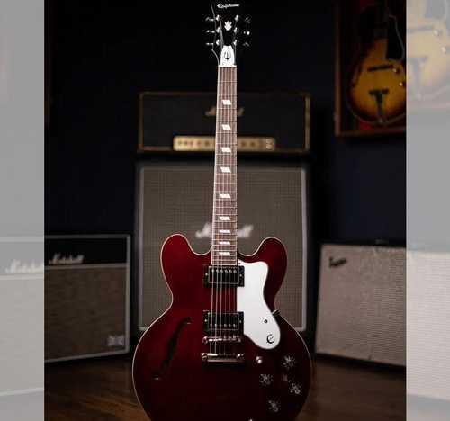 Epiphone Noel Gallagher Riviera Dark Wine Red