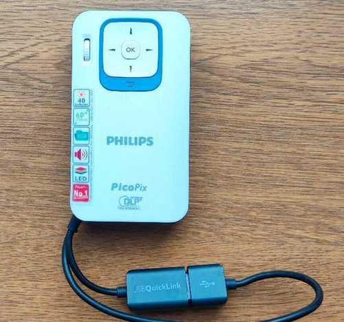 Мини проектор philips