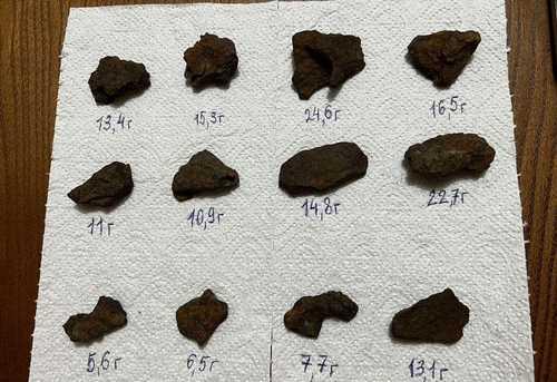 Метеориты "Vaca Muerta" окисленные кусочки
