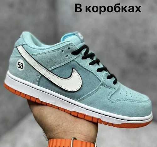 Кроссовки зимние Nike dunk low club 58 gulf