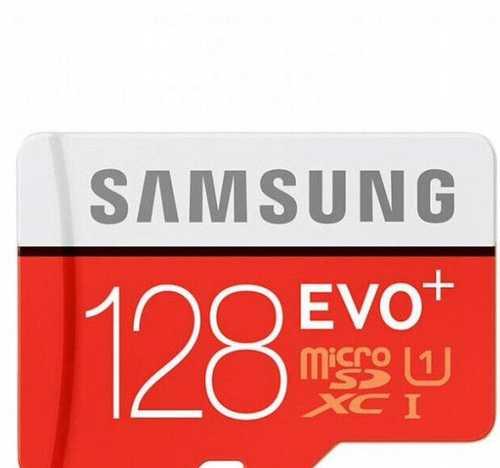 Карта памяти Samsung microSD 128GB EVO plus 2 U3