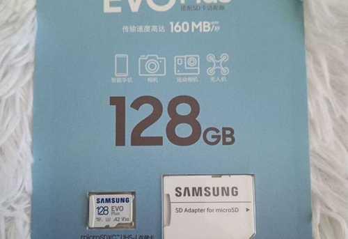 Карта памяти Samsung Evo Plus 128Gb (новая)