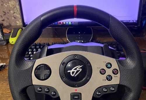 Игровой руль Dexp wheelman pro 900 градусов