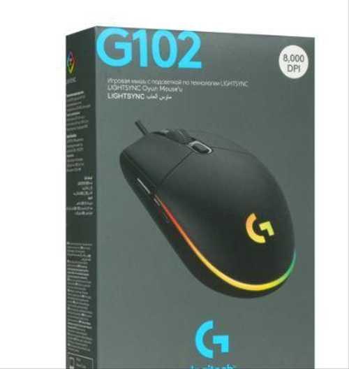 Мышь Logitech G102 LightSync 6 Prog Buttons 8000dp