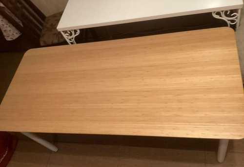 Письменный стол IKEA Hilver светлый бамбук