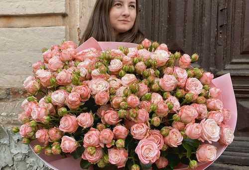 Розы Пионовидные Цветы Букеты Пионов с Доставкой