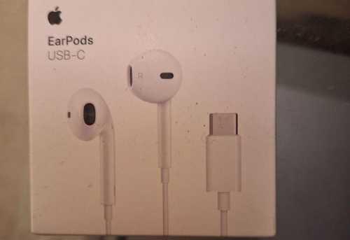 Наушники apple earpods USB-C оригинал из США